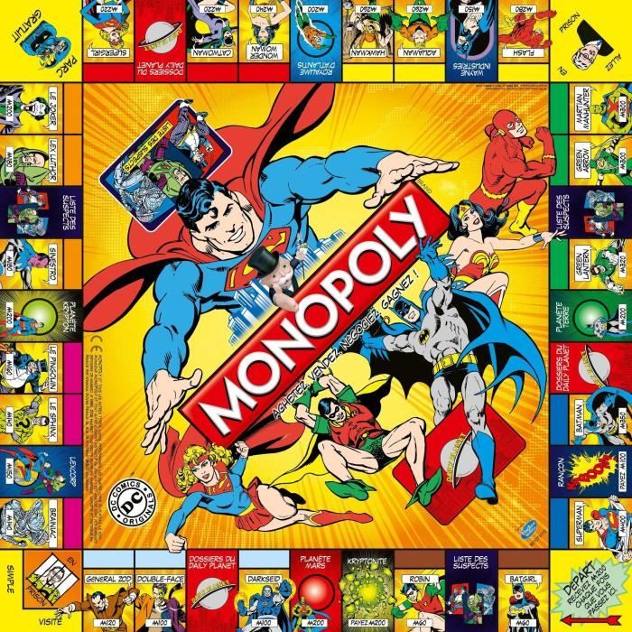 MONOPOLY DC Comics - Cdiscount Jeux - Jouets