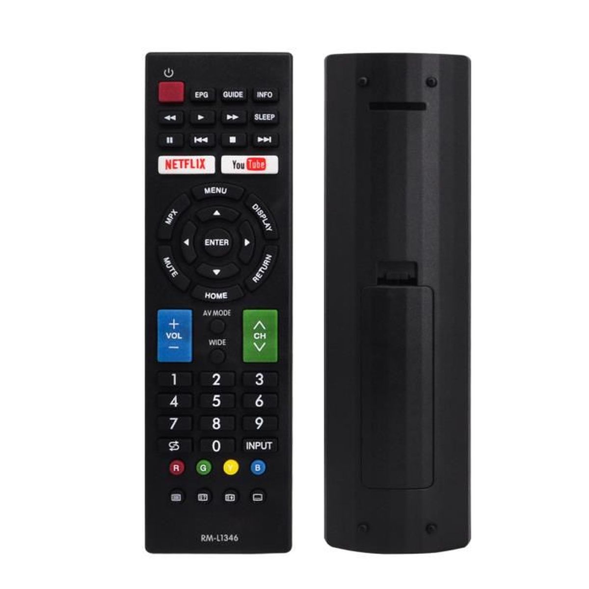 Remplacement Télécommande Sharp Tv Pour Rm L1346 Cdiscount Tv Son Photo