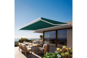 Store banne électrique avec coffre et télécommande - Cdiscount