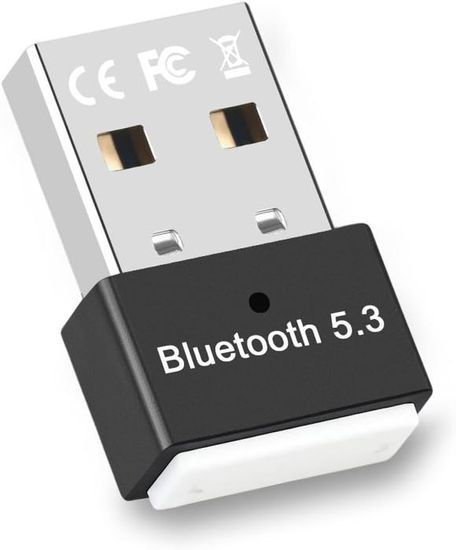 Dongle Bluetooth 5.3 Adaptateur,Clé Bluetooth Usb Pour Pc Compatible ...