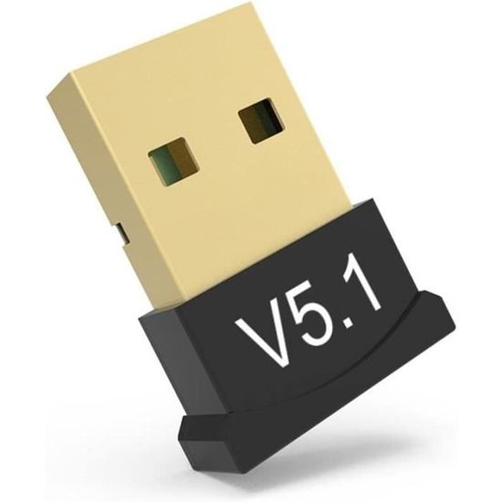 Usb Bluetooth 5.1 Adaptateur Émetteur Récepteur Bluetooth Audio Bluetooth Dongle Pour Ordinateur ...