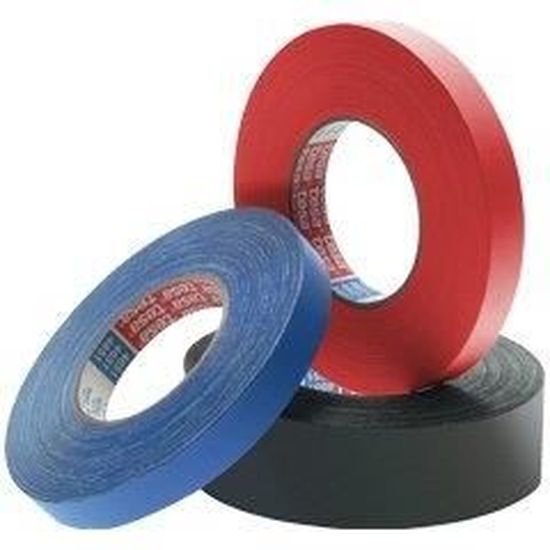 Ruban de colle TESA - 148 mesh Zellwollgewebeträger - 19 mm x 50 m ...