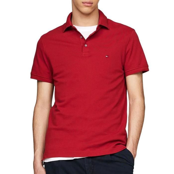 Polo Rouge Vif Homme Tommy Hilfiger 1985 Regular Rouge - Cdiscount Prêt ...