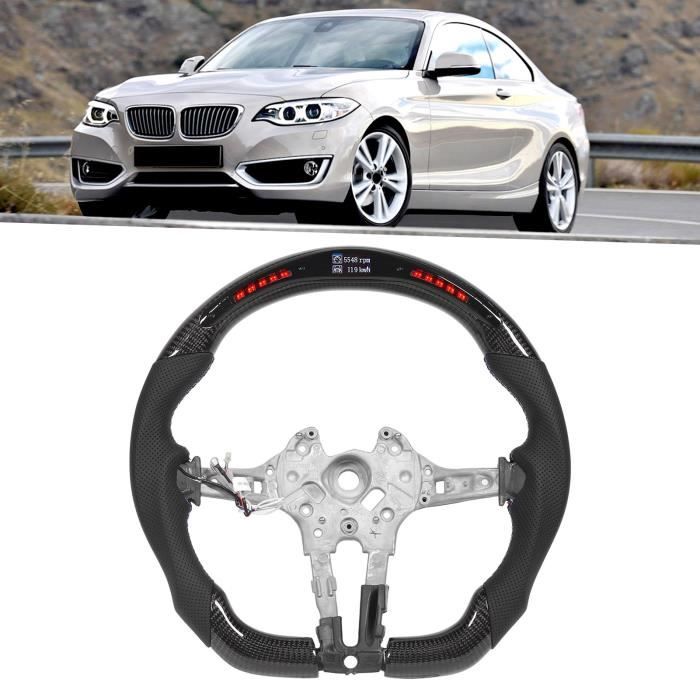 Ashata Volant à fond plat Volant en Fibre de Carbone Volant LED Race ...