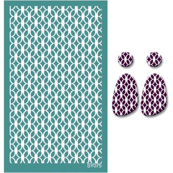 23 Styles De Pochoirs En Polymère Sérigraphiés For Argile, Kit De ...