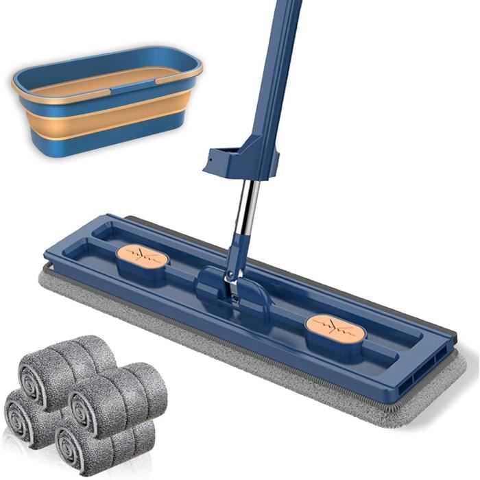 Kit Balai Serpillère Et Seau,Balai Serpillère,Grand Balai Plat De ...