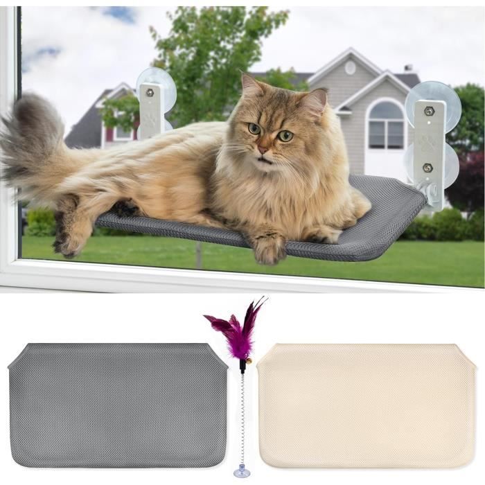 Hamac Chat Fenetre Hamac pour Chat Pliable Hamac Chat avec Ventouses ...