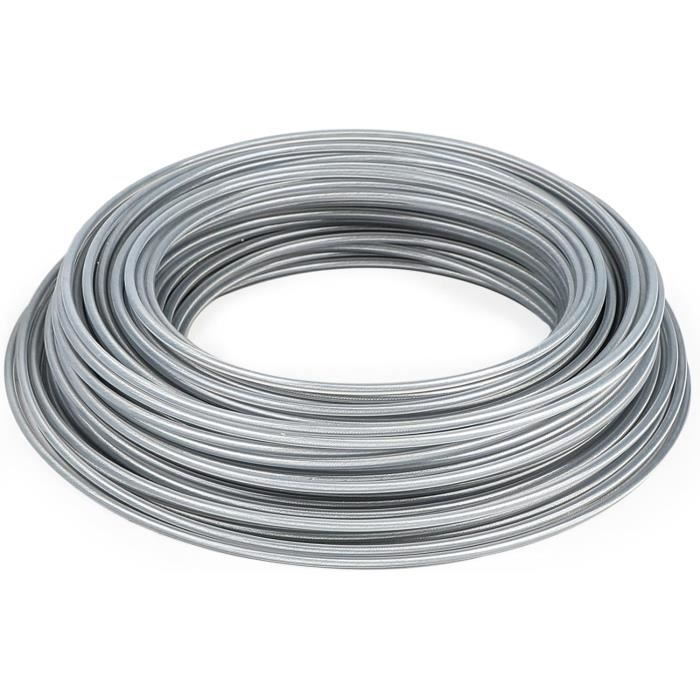 Fil Coupe Bordure Bobine de Fil Debroussailleuse en Acier 3mm - 41M Fil ...