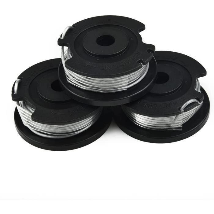 Lot de 3 bobines de fil de rechange pour débroussailleuse BO-SC-H ART 23 26 SL 4 m x 1,65 mm[426 ...