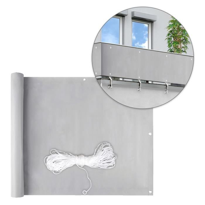 BMOT Ecran de Balcon Brise vue Pour Balcon Jardin Terrasse Anti-UV ...