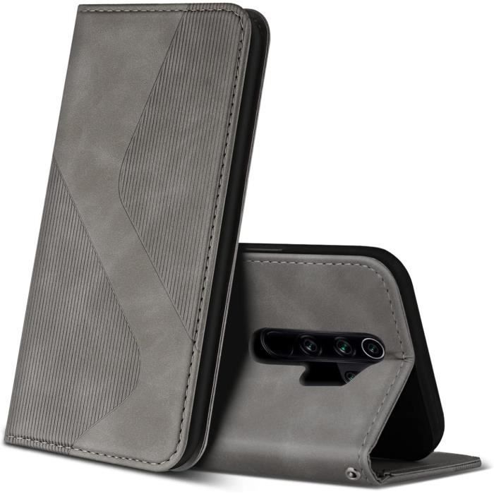 Coque Pour Xiaomi Redmi Note 8 Pro, Premium Coque En Cuir De Protection ...