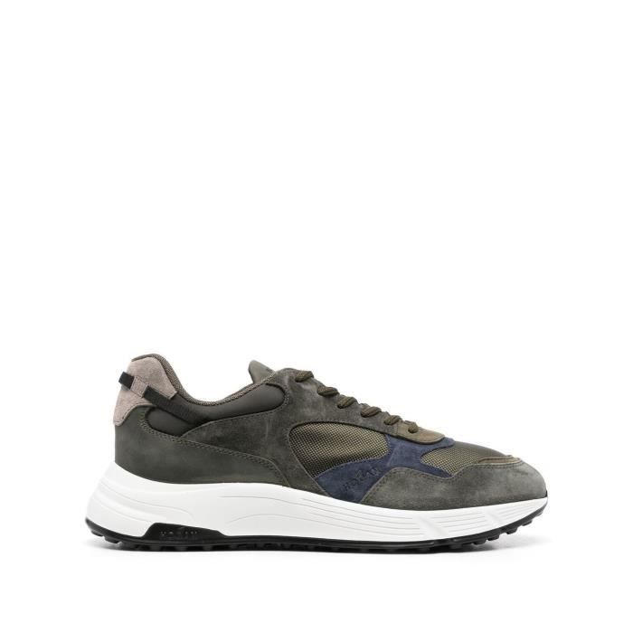 HOGAN HOMME HXM5630DM900CQ684J GRIS CUIR BASKETS Gris - Cdiscount ...