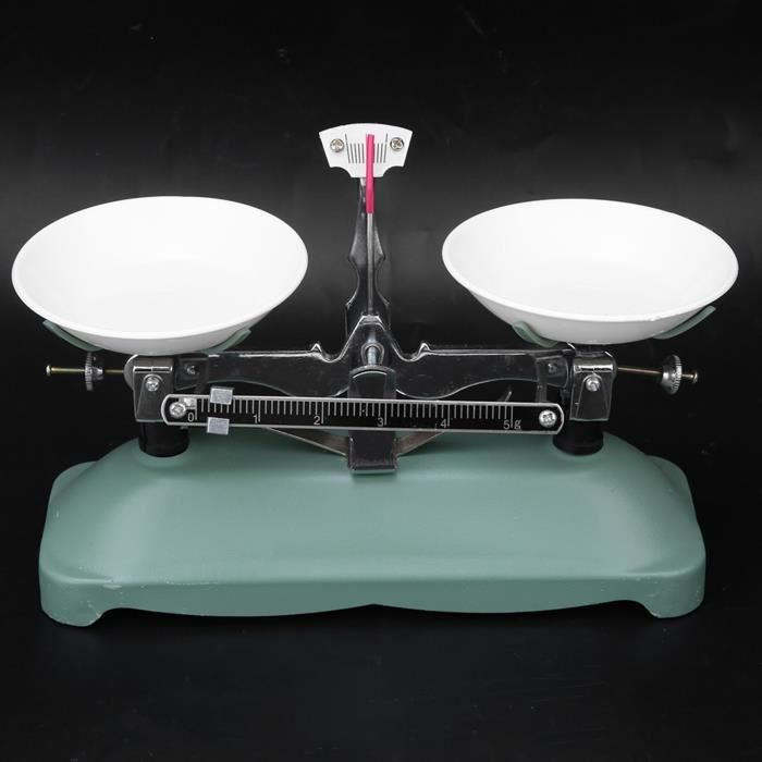 Mxzzand Balance de table Plateau de balance mécanique avec Kit de poids ...