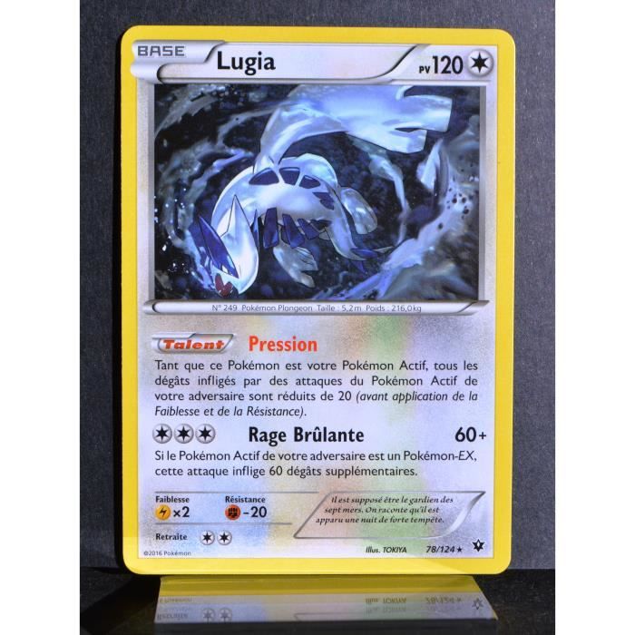 Carte Pokémon Lugia 120 PV 78-124 XY10 - Impact des Destins NEUF FR ...