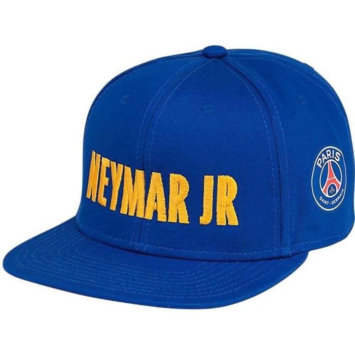 PSG - Casquette PSG 'Neymar Jr' Officielle à visière plate - Bleu aille ... PSG - Casquette PSG 'Neymar Jr' Officielle à visière plate - Bleu aille ...