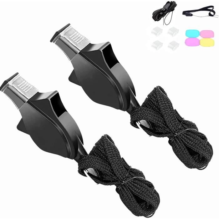 MHwan sifflet Arbitre, 2pcs sifflet en Plastique de qualité Alimentaire ...