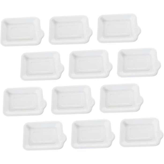 50Pcs Plateau En Papier Jetable Plateaux De Service De Nourriture ...
