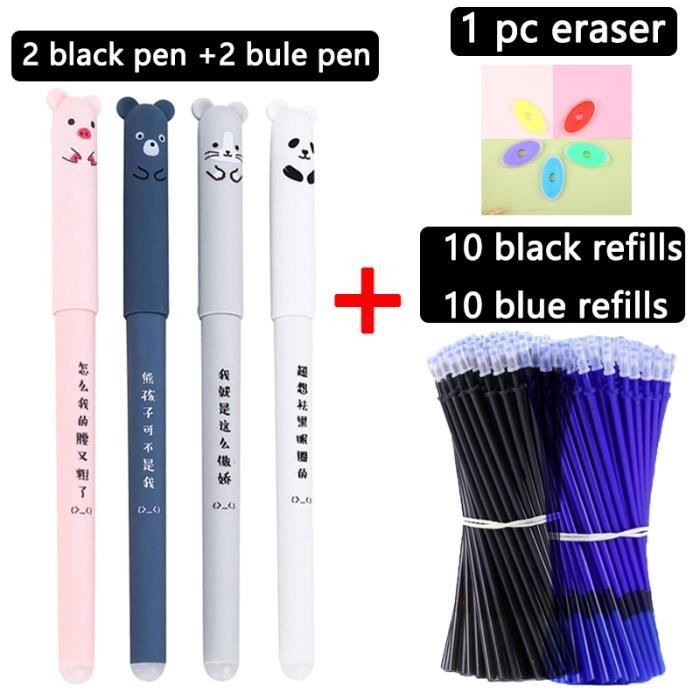 STYLO,G--Stylos à Gel Effaçables Kawaii, Jolis, Papeterie Scolaire ...