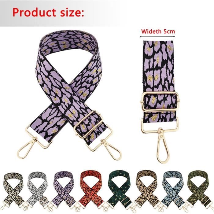 Sangle Sac Bandoulière Large Interchangeable - Jaune - SAC A MAIN - 5cm ...