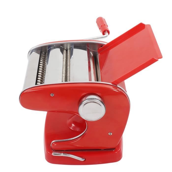 Machine à pâtes - CIKONIELF - Ventouse Rouge - Acier inoxydable - 6 ...