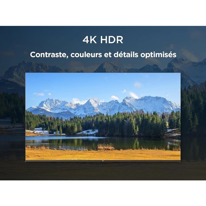 Téléviseur 4K UHD Smart LED - DEBSY - 43 Pouces - HDR10+ - Dolby Vision ...