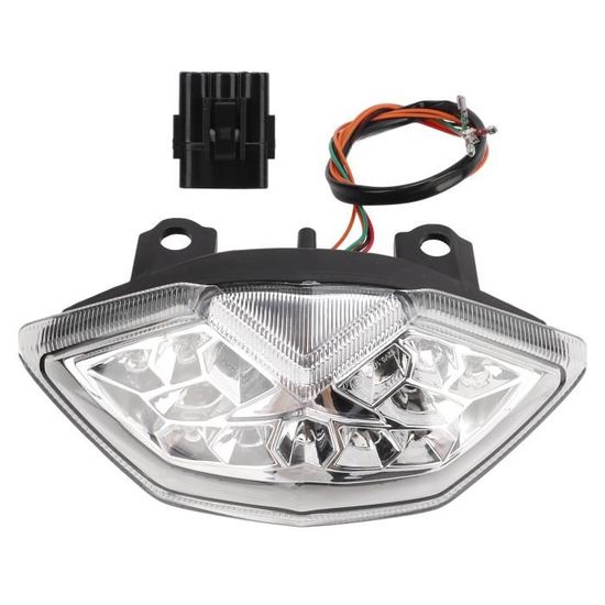 Akozon Feu arrière moto Feu arrière LED moto IP67 étanche haute ...