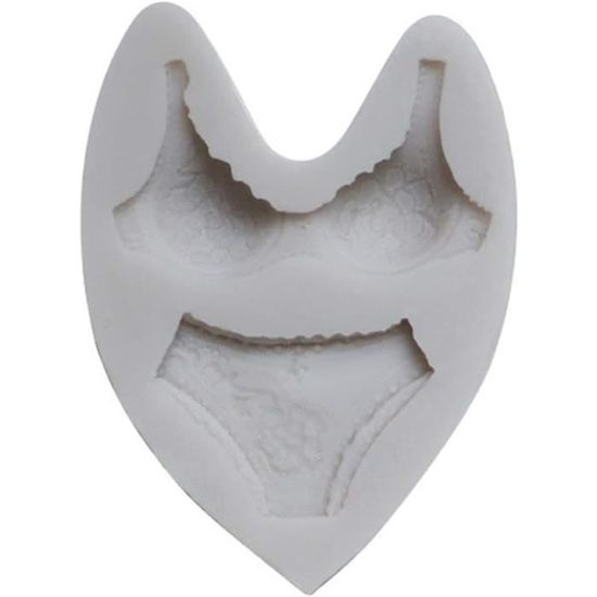 3D Sexy Femmes Sous-Vêtements Costume Forme Silicone Moule Fondant ...