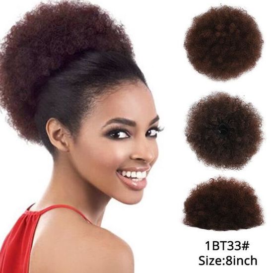 Chignon,1BT33--Extensions De Cheveux Synthétiques 8 Pouces, Chouchou ...