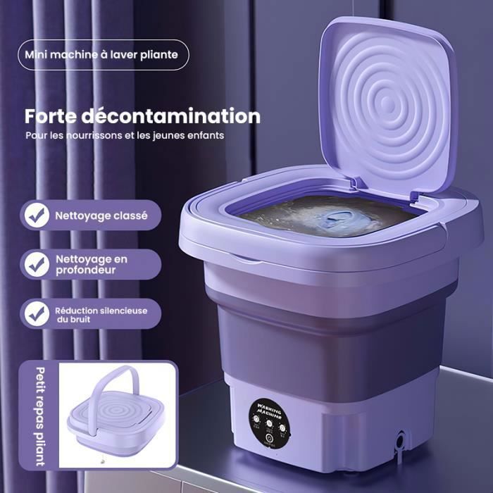 Mini Machine à Laver Portable 8L Pimpimsky – 3 Modes de Lavage pour ...