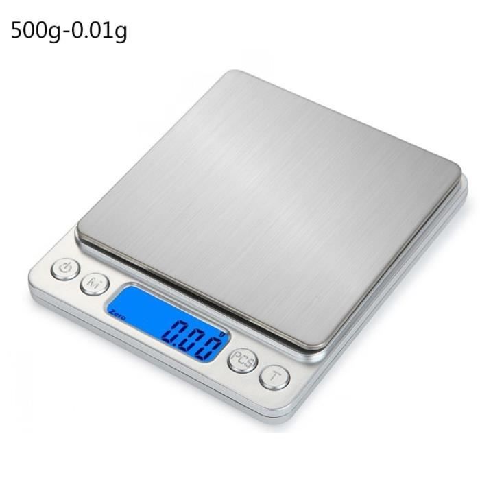 Couleur 500g-0.01g BALANCE NUMÉRIQUE LCD DE PRÉCISION, MINI BALANGE ...