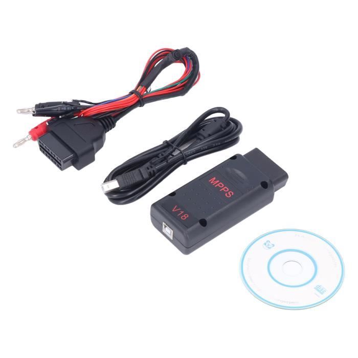 Ashata ECU Chip Tuning Cable Mpps V18, Accordeur Ecu, Outils de ...