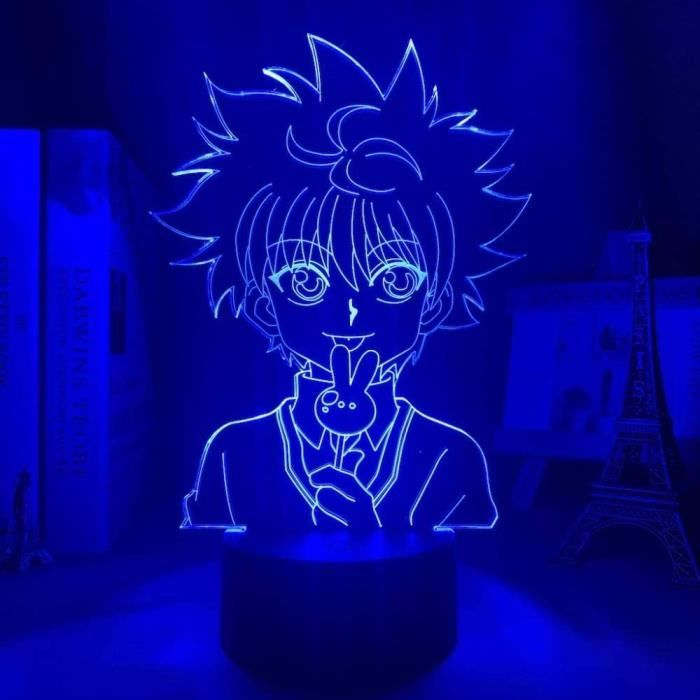 Veilleuse 3D - Anime Hunter X Hunter Killua - Lampe LED pour décoration ...