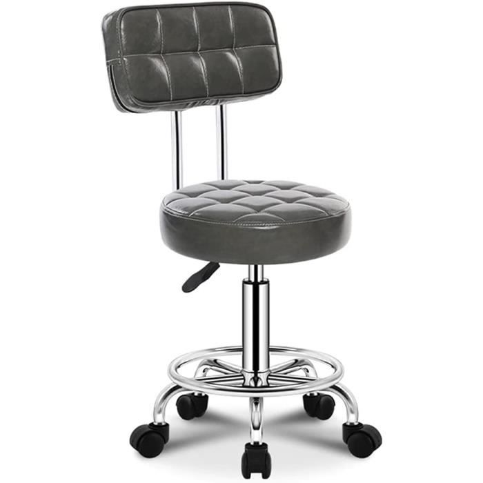 Tabouret d'atelier à roulettes WEYE - Chaise de tabouret de salon ...