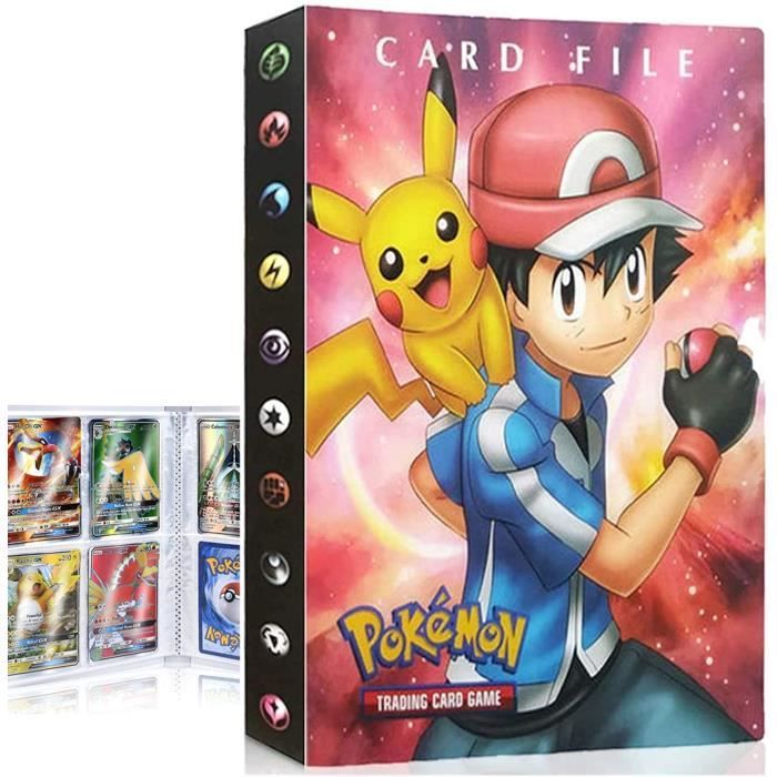 90>QIFAENY Classeur Pokemon, Album Carte Pokemon, Portfolio Pokemon ...