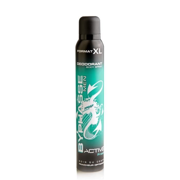 Déodorant Spray Homme - BYPHASSE - Activ Fresh - 250 ml - Sans alcool ...