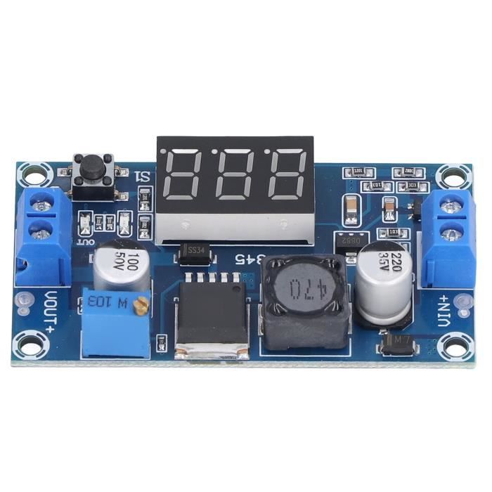 Duokon module de suralimentation CC DC to DC Boost Module Step Up Digital Display Regulator ...