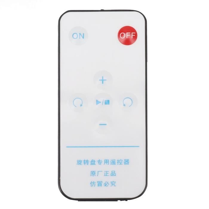 Fdit plateau tournant Présentoir rotatif blanc Plug in Remote Control ...