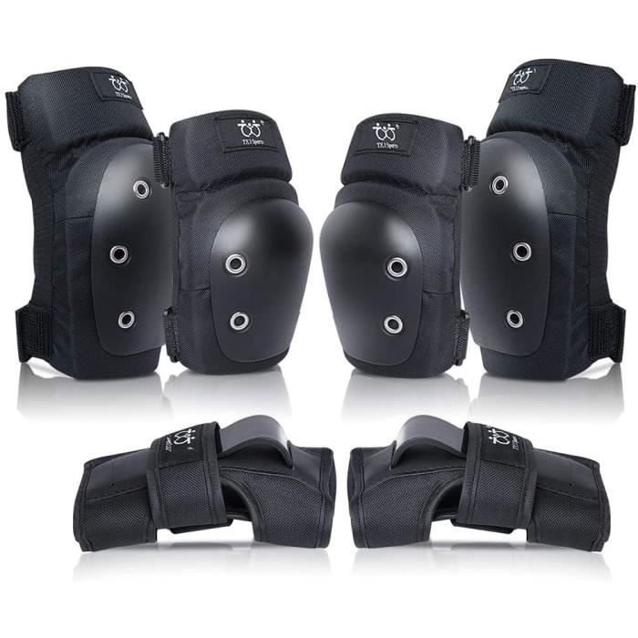 Protection Genoux Enfants Adulte,Sets de Protection Rollers 6 Pcs ...