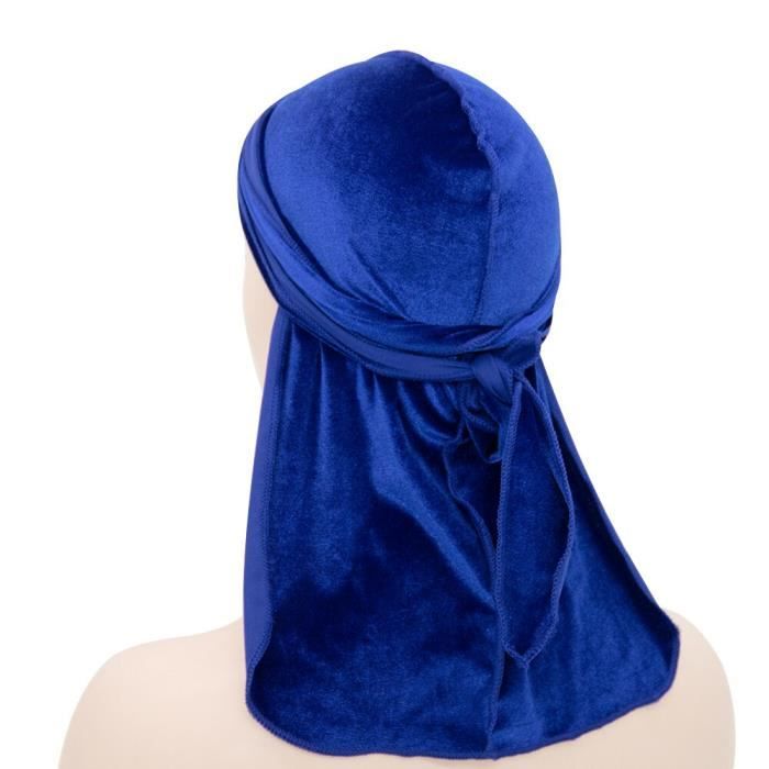 CRAZE Style hip-hop solide Long Tail Turban Hat Beauty Hair Care Velvet ...