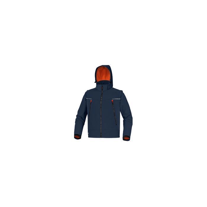 Veste Softshell ORSE Bleu - Delta Plus - Randonnée - Imperméable ...