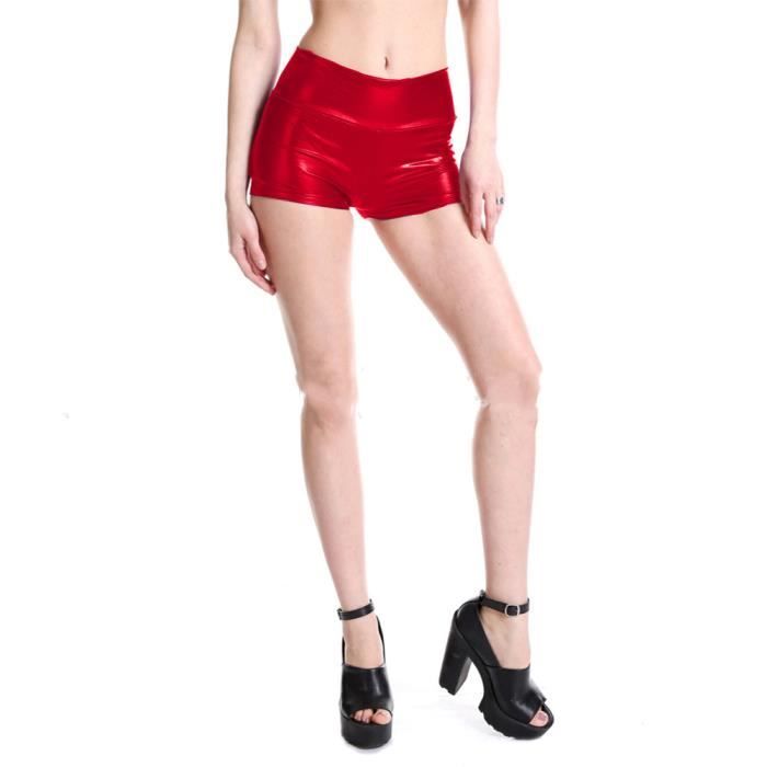 Vêtements Lingerie Short Punk En Faux Cuir Pour Femme Taille Moyenne