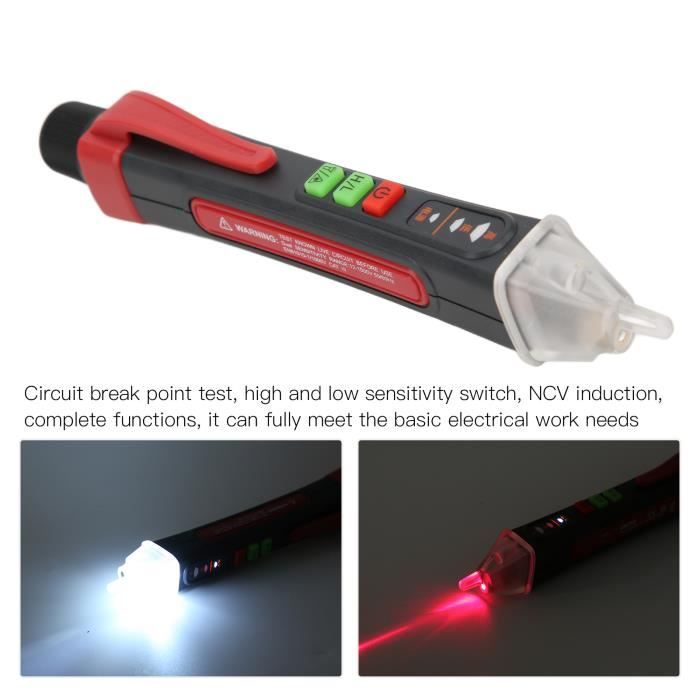 Crayon de test électrique UA31B - MXZZAND - Testeur de tension sans ...
