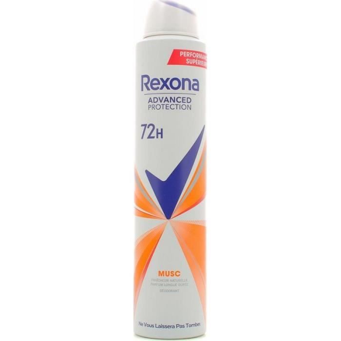 Déodorant - REXONA - Spray Femme 72H - Musc - 200ml - EAN 8720181215162 ...