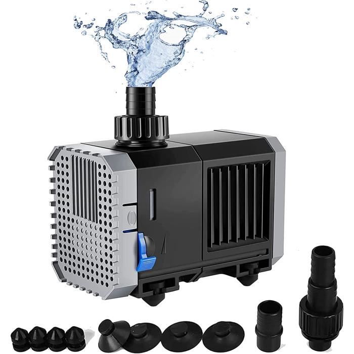 YAOBLUESEA Pompe Eau Submersible Pompe pour Bassin étang Pompe Aquarium ...