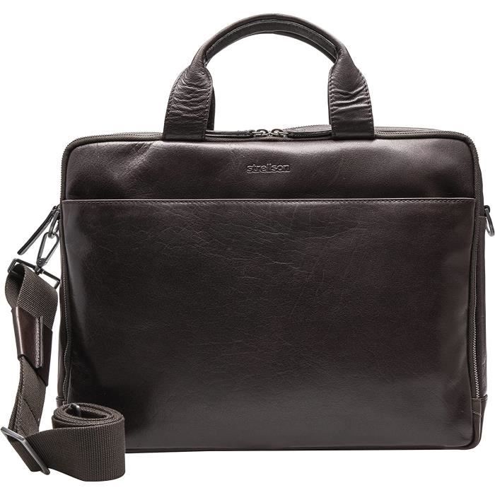 Pochette aux lettres STRELLSON ABBEY - Noir - Acier - Simple face ...