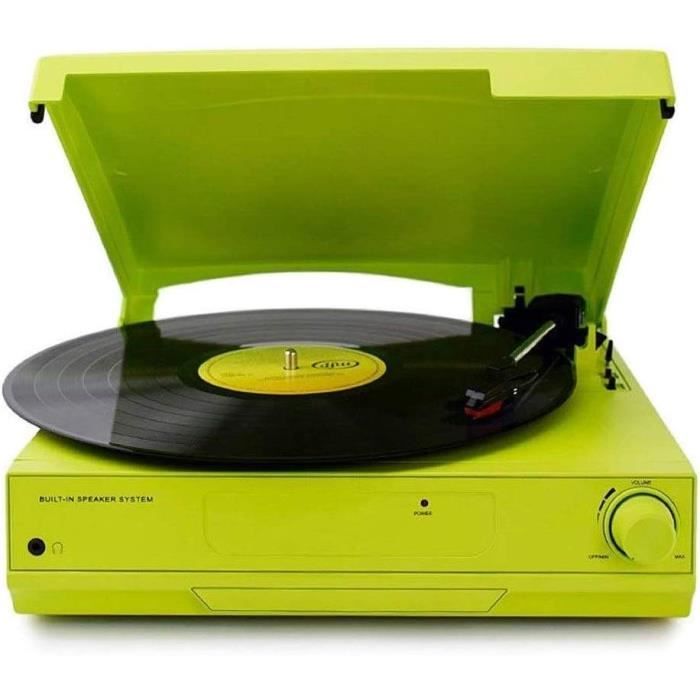 Tourne-Disque Rétro, Platine Vinyle Hi-Fi Et Maison Avec Haut-Parleur ...