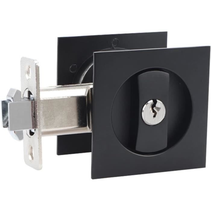 Verrou De Porte Coulissante Carré À Mortaise, Serrure De Poche ...