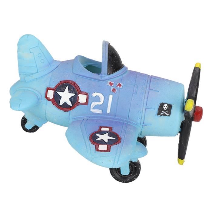 VGEBY Avion de décoration d'aquarium Avion de Décoration de Réservoir ...