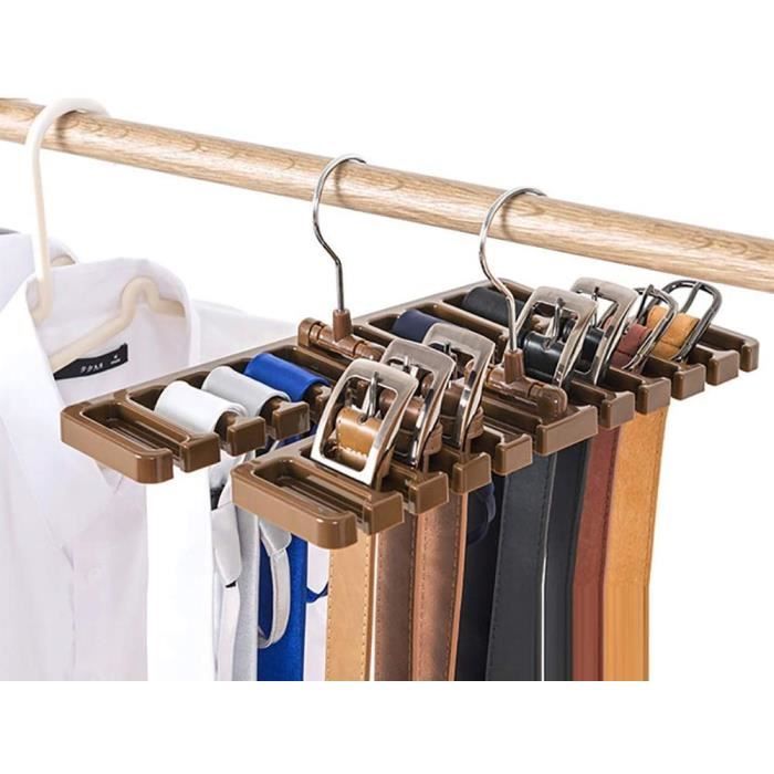 Organisateur de ceinture,support de cintre de rangement pour articles ...