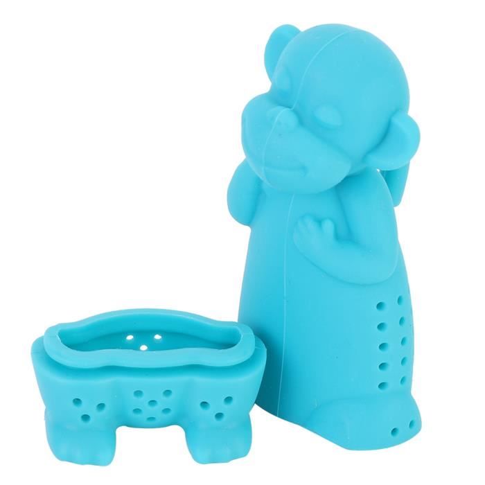 Keenso infuseur à thé 2 pièces mignon dessin animé singe forme silicone ...